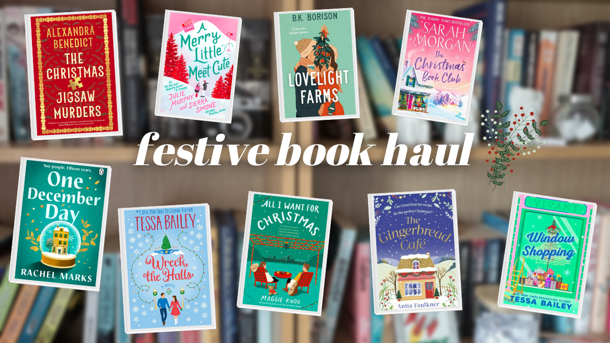 festive book haul! – sophie counts clouds